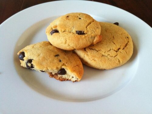Carob Chip Cookies With Raw Cacao Nibs - Living Healthy With Chocolate